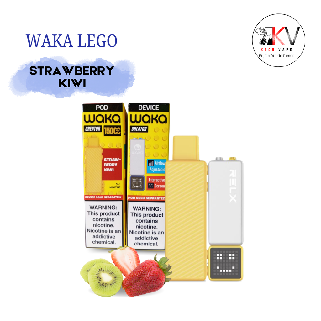 WAKA LEGO Pod – Cartouche Vape Saveurs Variées | KechVape Marrakech ...